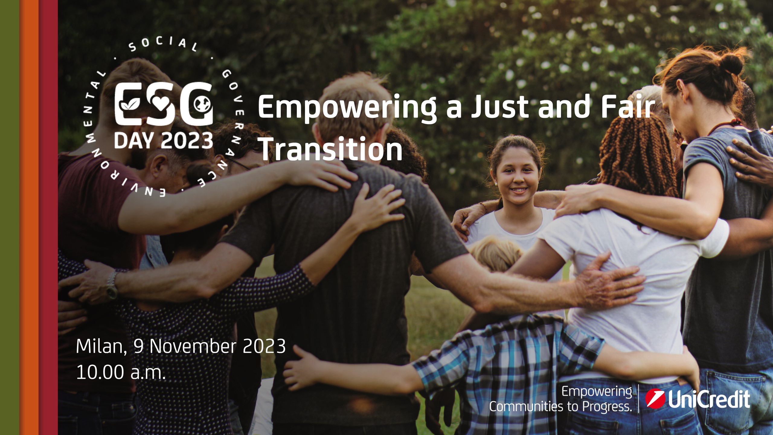 UniCredit ESG Day – Empowering a just and fair transition 09_11_2023